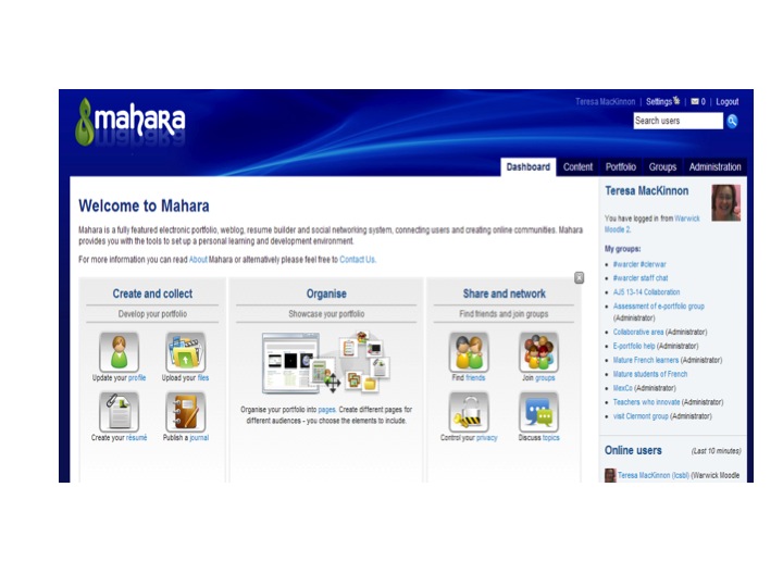 Using Mahara in language learning : #ALTC Blog
