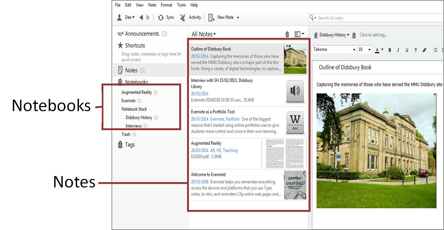 Evernote as a Portfolio: changing the way we document, share and manage ...