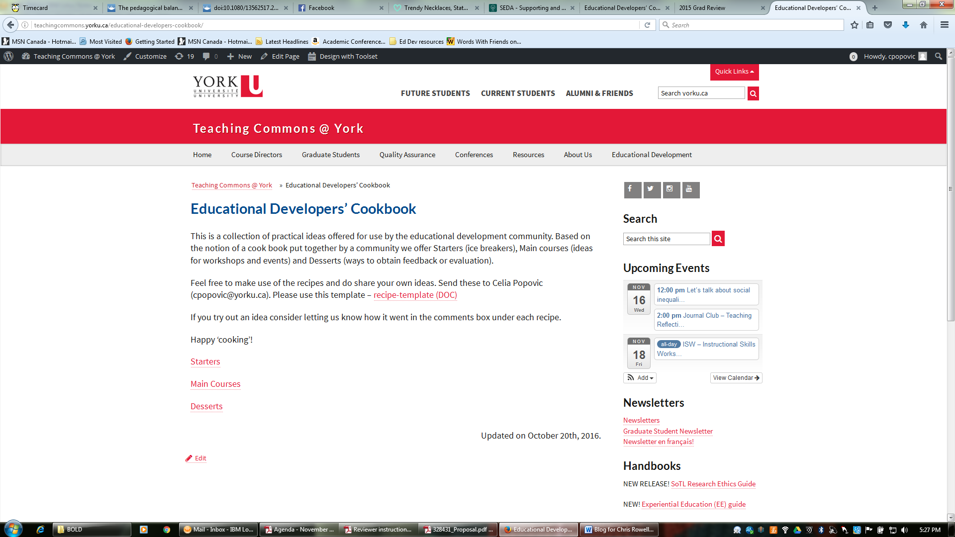 Educational Developers Cookbook Altc Blog