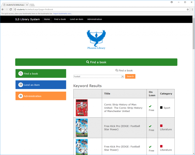 The development of an accessible Library Management System (LMS) : # ...