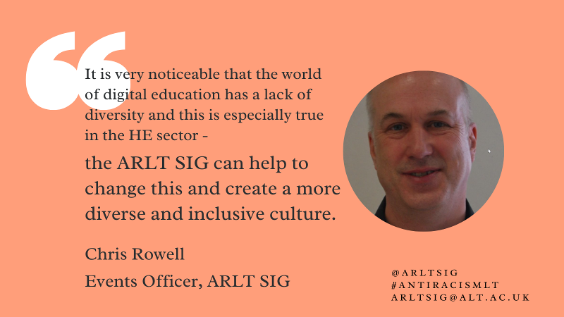 Getting to know: Chris Rowell, ARLT SIG Events Officer : #ALTC Blog